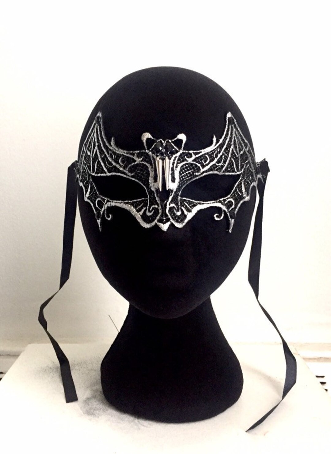 Lace BATTY Masquerade Bat Mask - Etsy