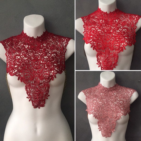High Lace Collar - Etsy