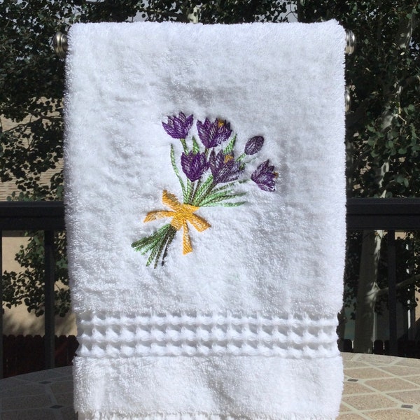 Watercolor Crocus - Etsy