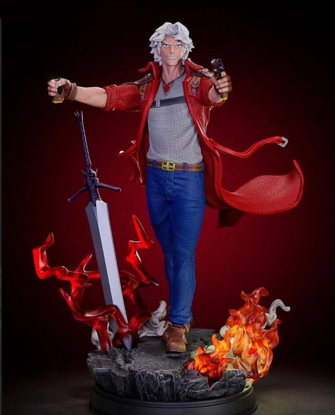 Devil May Cry – Dante | Legendary Demon Hunter STL Statue | 3D Print ...