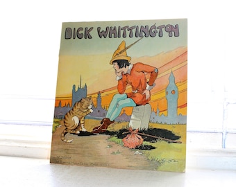 Vintage Children's Book dick Whittington and His Cat , Rafaello Busconi ...