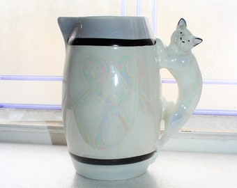 Pitcher With Cat Handle - Etsy