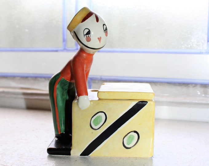 Fulper Pottery Bellhop Inkwell Signed Fish Vintage 1920s - Etsy