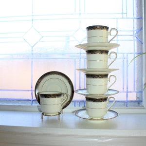 5 Noritake Spell Binder Cups and Saucers Vintage Dinnerware - Etsy