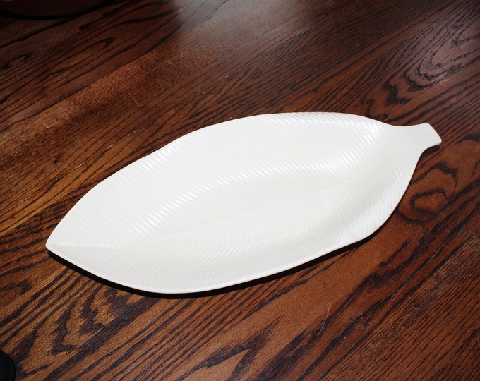 Large Mid Century Modern Red Wing Pottery Leaf Dish 1453 - Etsy