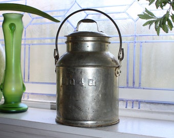 Antique milk pail | Etsy