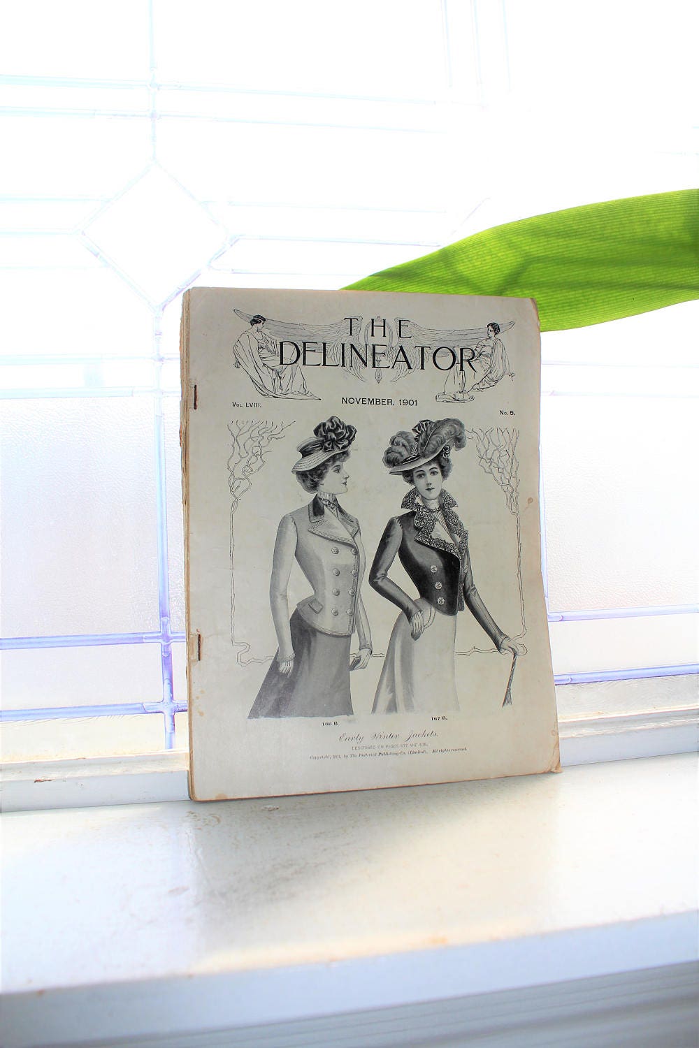 1901 Fashion Magazine The Delineator Antique Edwardian Styles