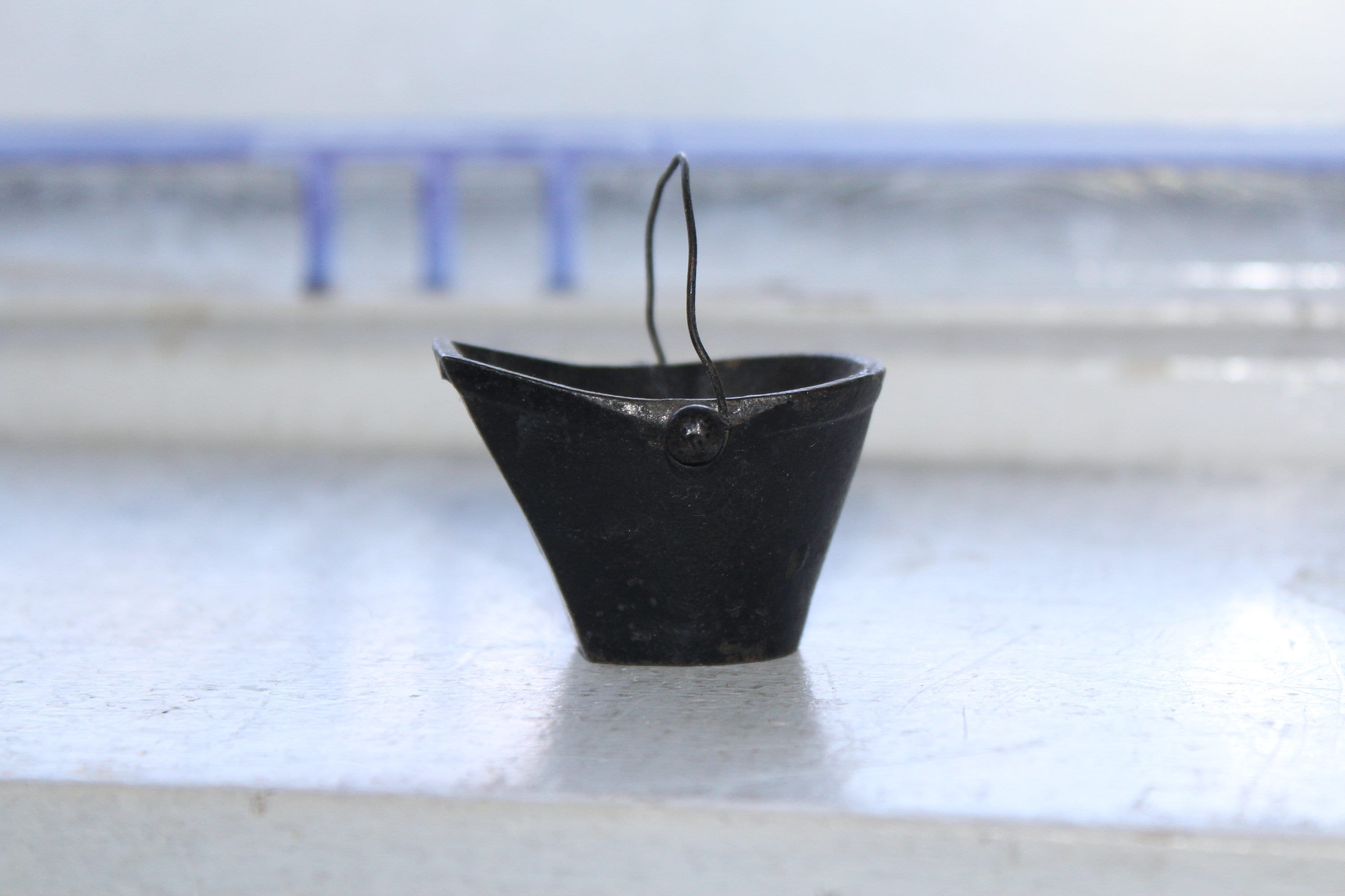 Miniature Coal Bucket Scuttle Dollhouse Furniture