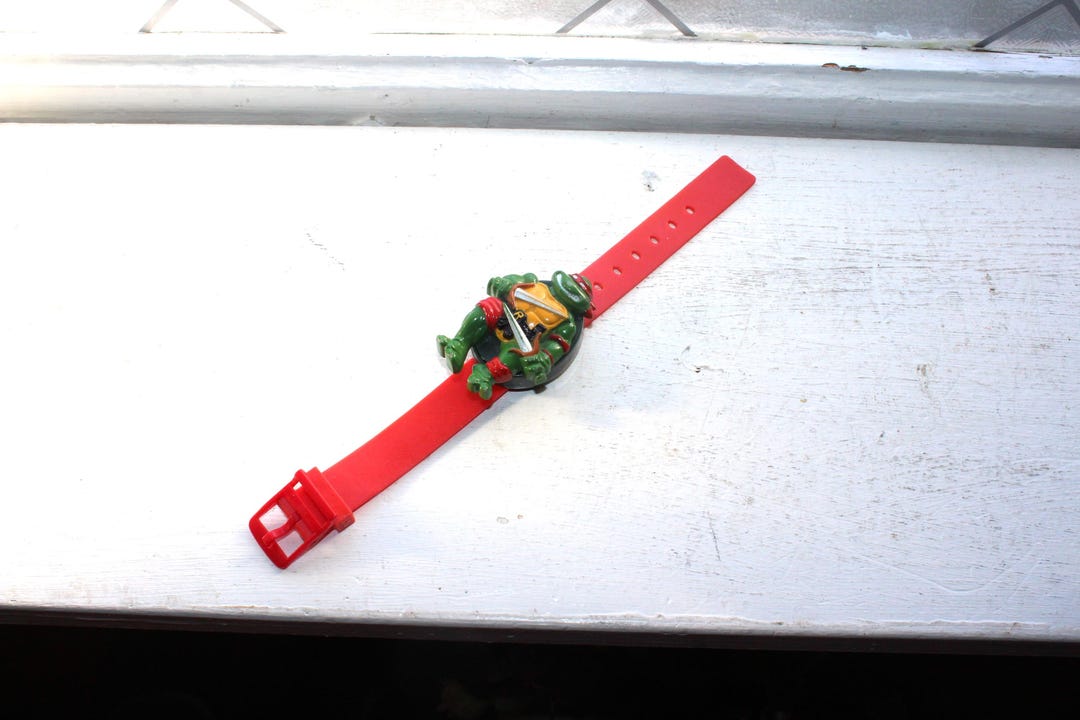 Teenage Mutant Ninja Turtles Wrist Watch Raphael Red Band - Etsy