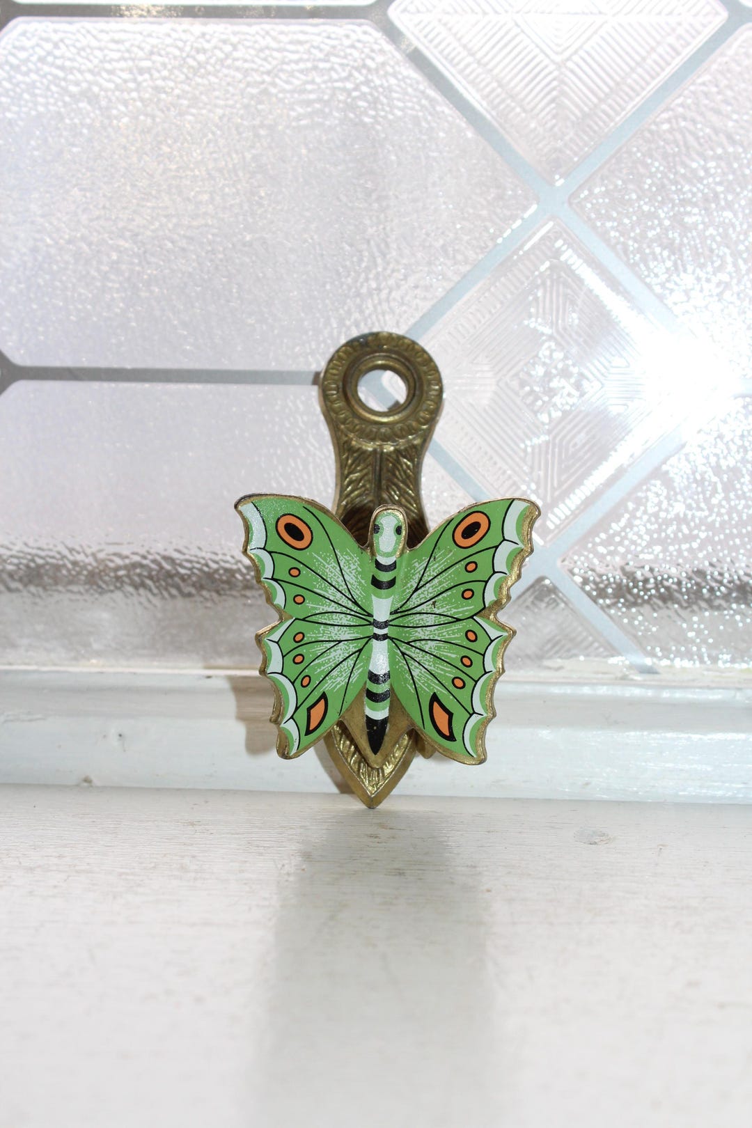 Vintage Green Butterfly Desk Clip Paper Clip Wall Clip by Allied Brass ...