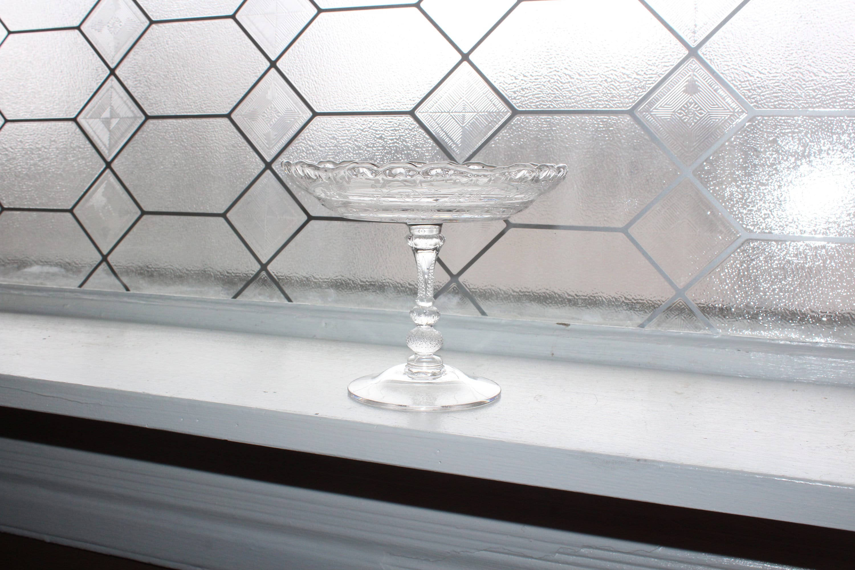 Vintage Cambridge Glass Elaine Compote Stem 3500