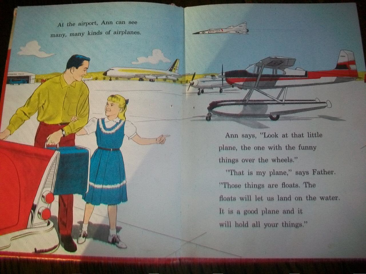 Vintage Children's Book Ann Can Fly 1959