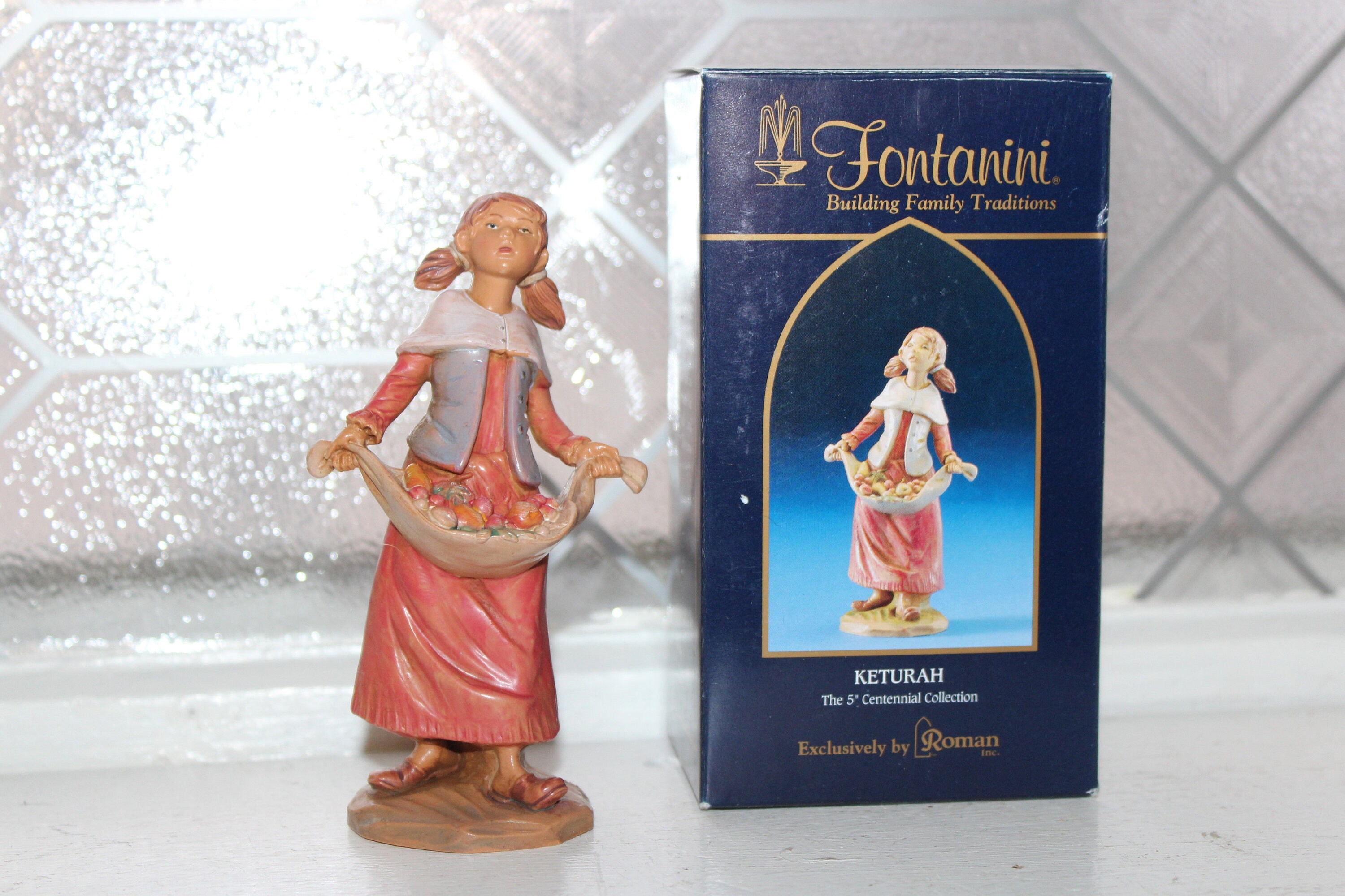 Vintage Italian Fontanini Keturah Figurine Signed Marco Fontanini