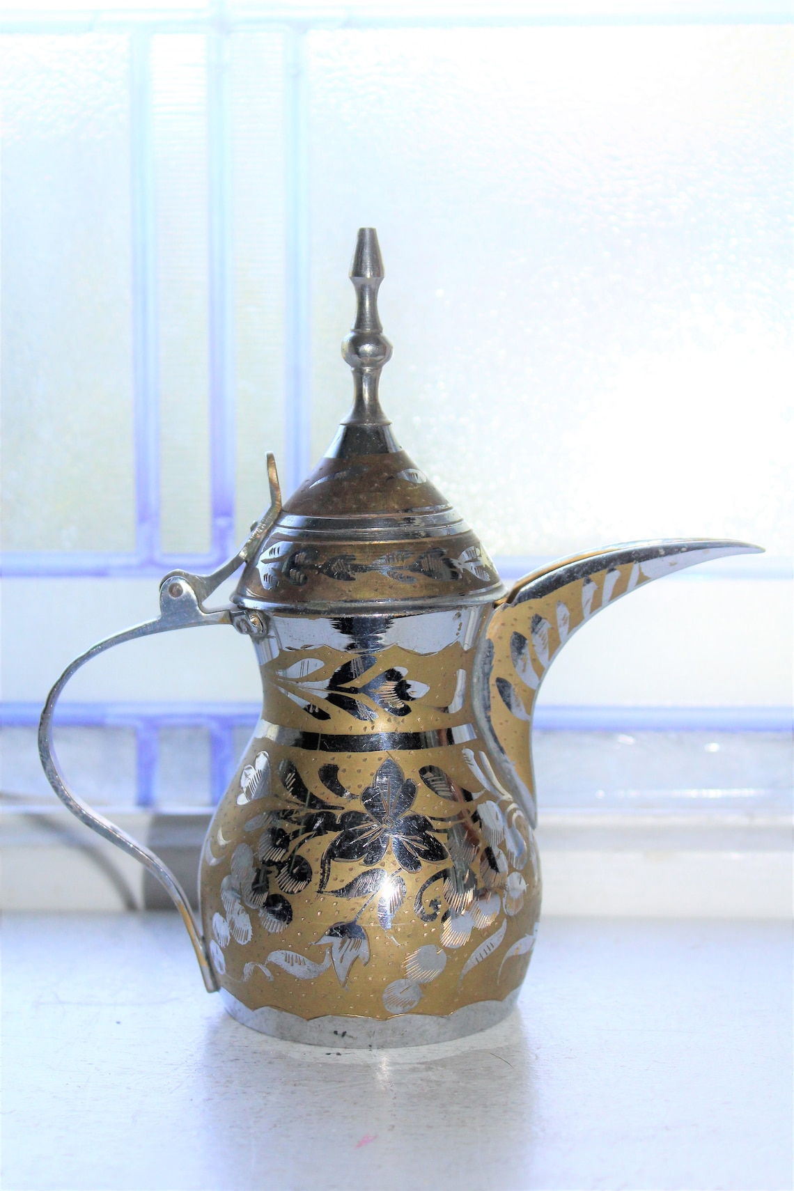 Vintage Metal Syrup Pitcher From the Holy Land | Etsy