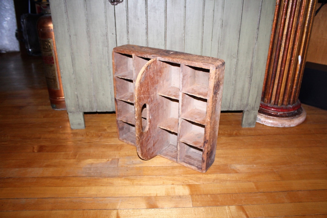 Large Wooden Garden Tote Storage Box Primitive Antique - Etsy