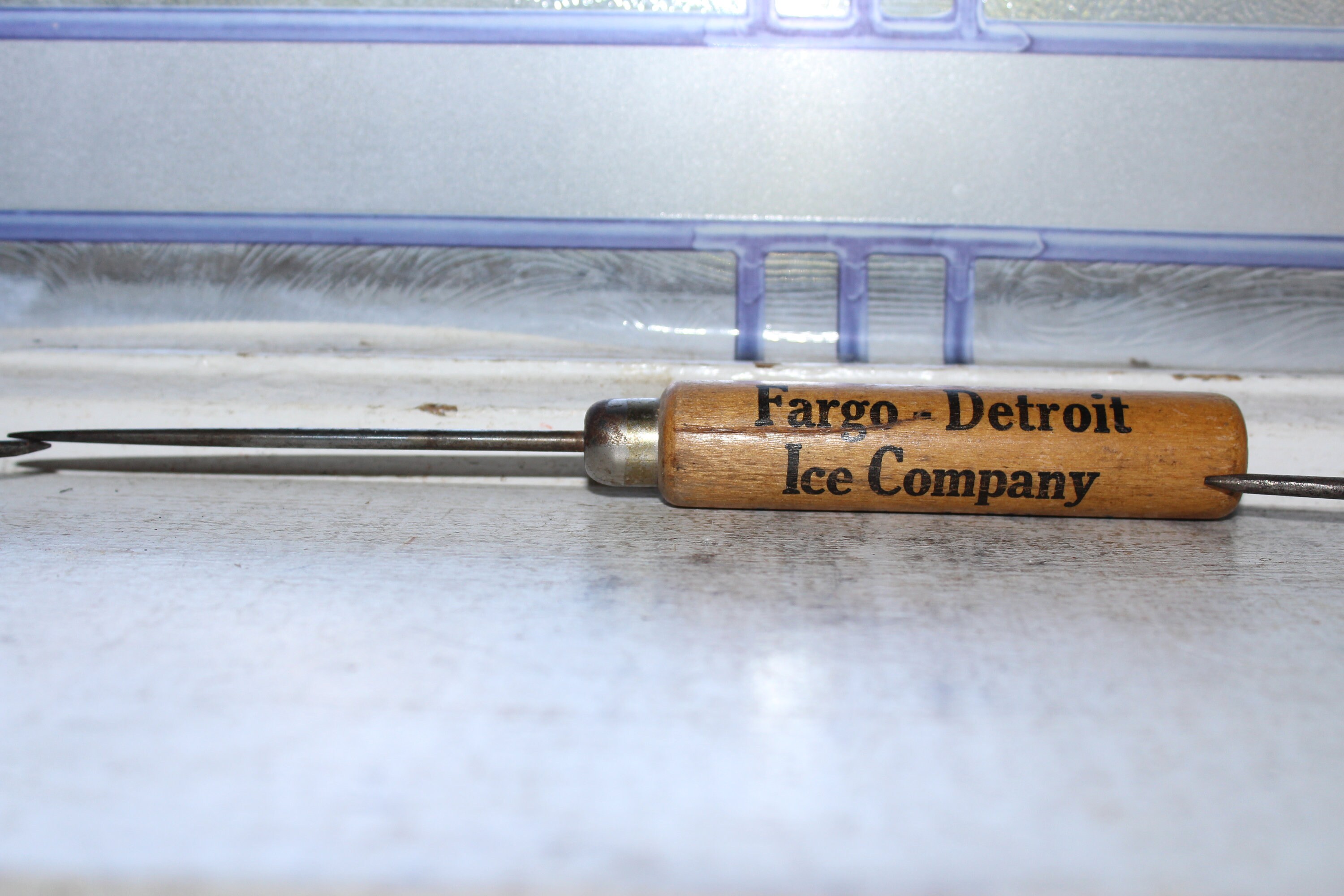 Vintage Fargo Detroit Ice Co. Ice Pick