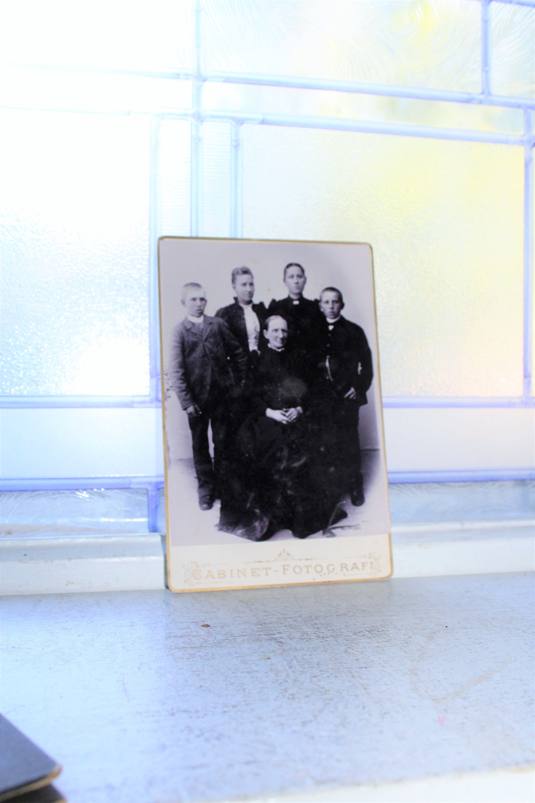Antique Cabinet Card Photograph Victorian Family 1800s - Etsy