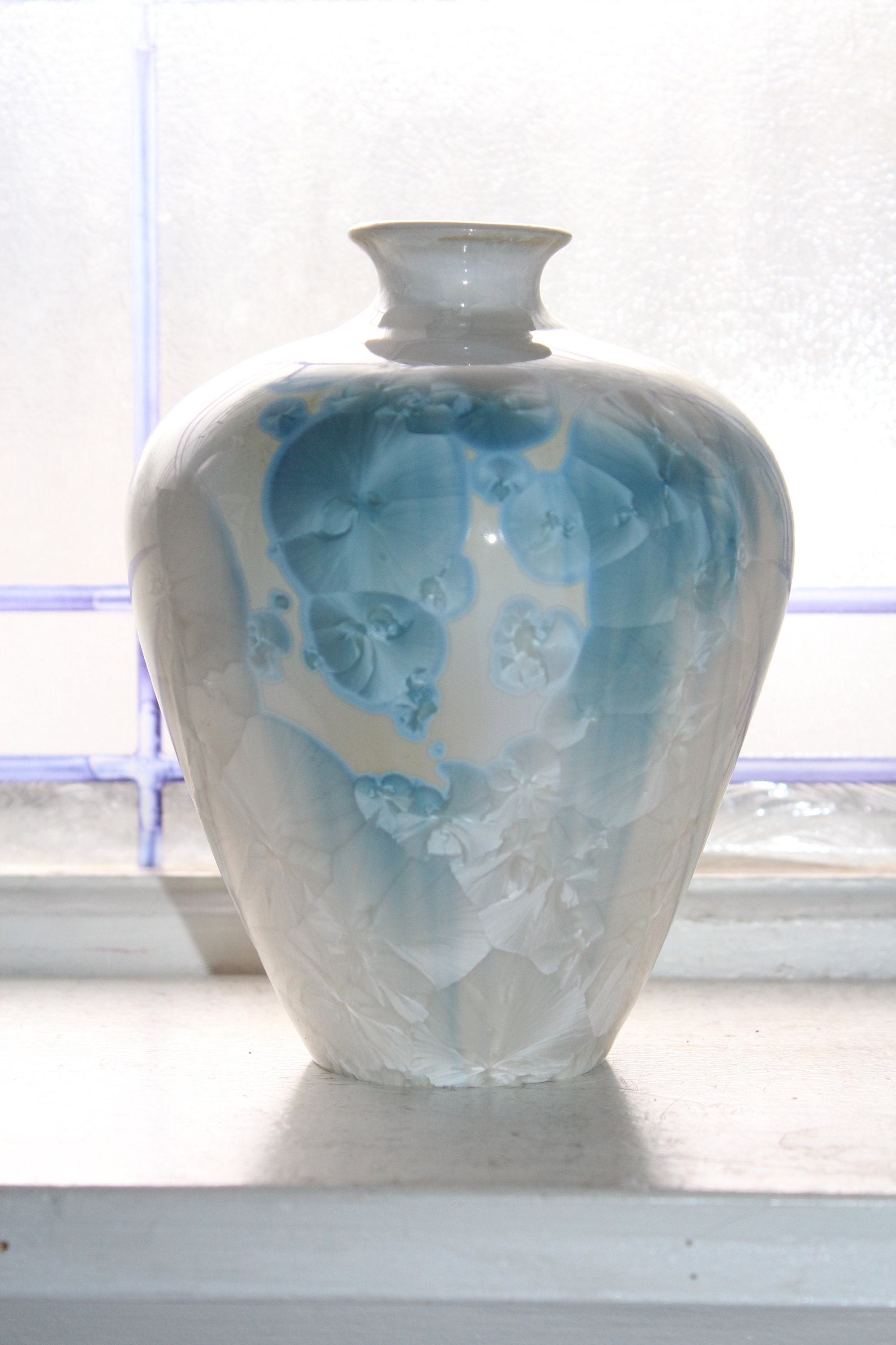 Jon Price Studio Pottery Vase Crystalline Glaze