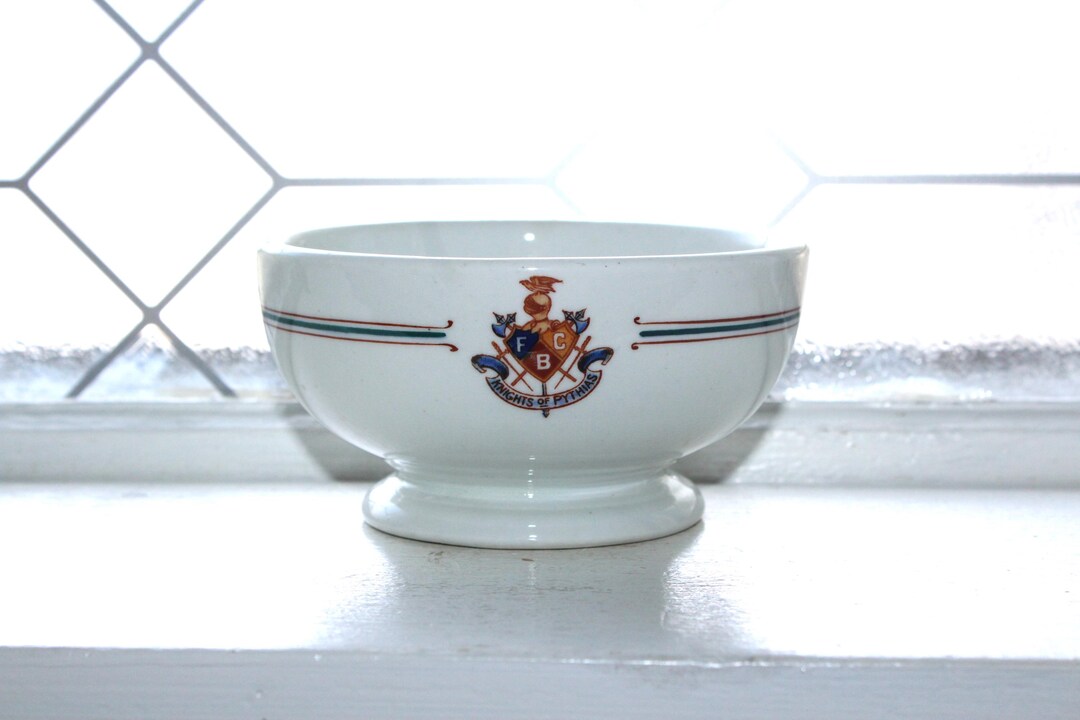 Antique Knights of Pythias Masonic Bowl Mayer China - Etsy