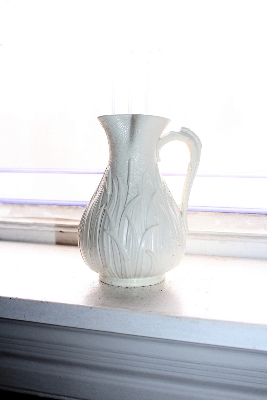 Antique Minton Parian Ware Cattails Pitcher Circa 1842 - Etsy
