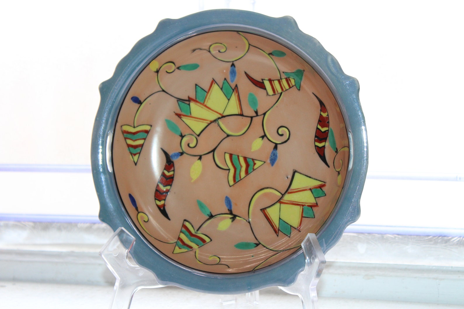 Art Deco Lusterware Bowl Vintage 1930s Takito TT - Etsy