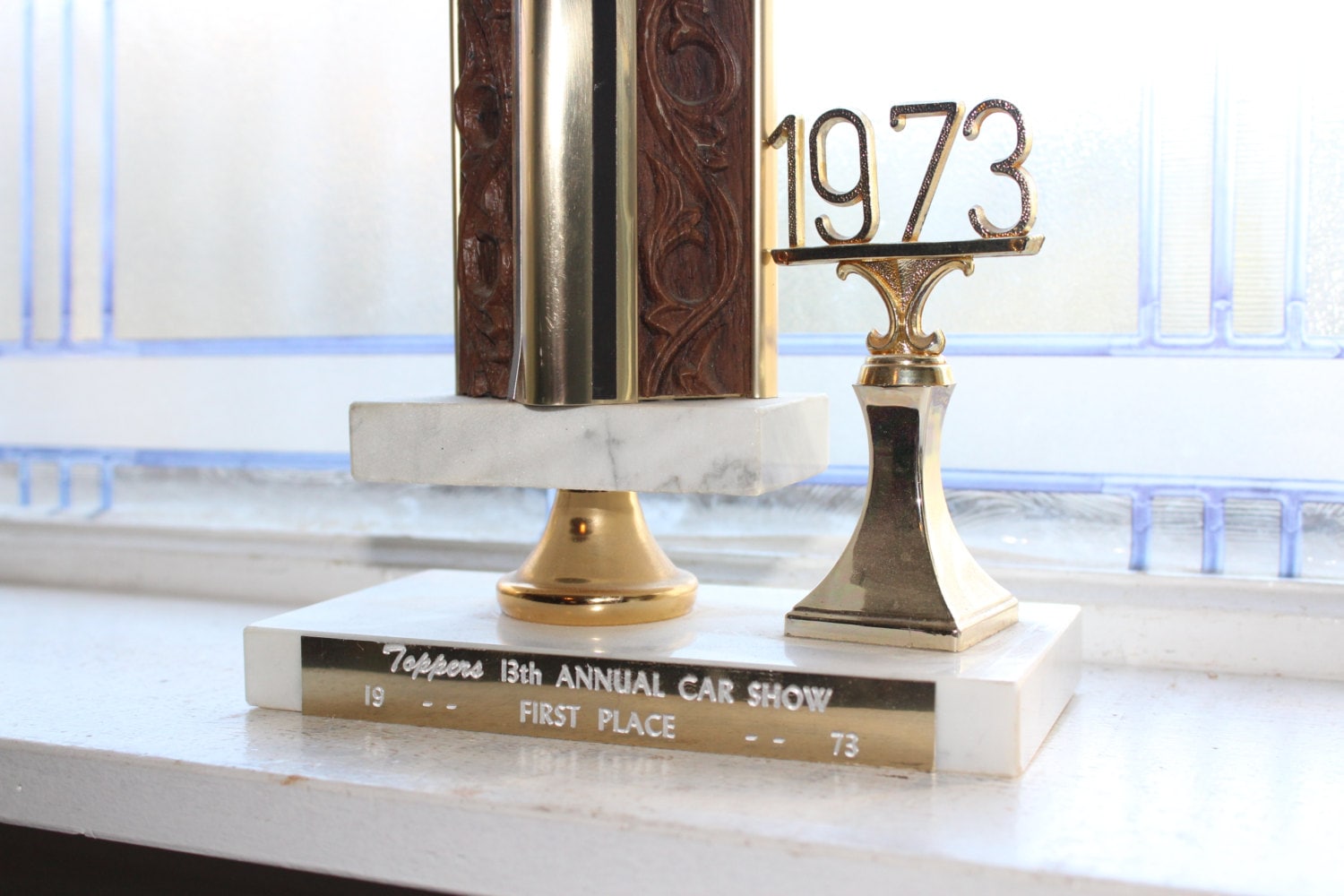 Vintage Trophy 1970s Car Show Trophy Toppers Car Club Fargo ND