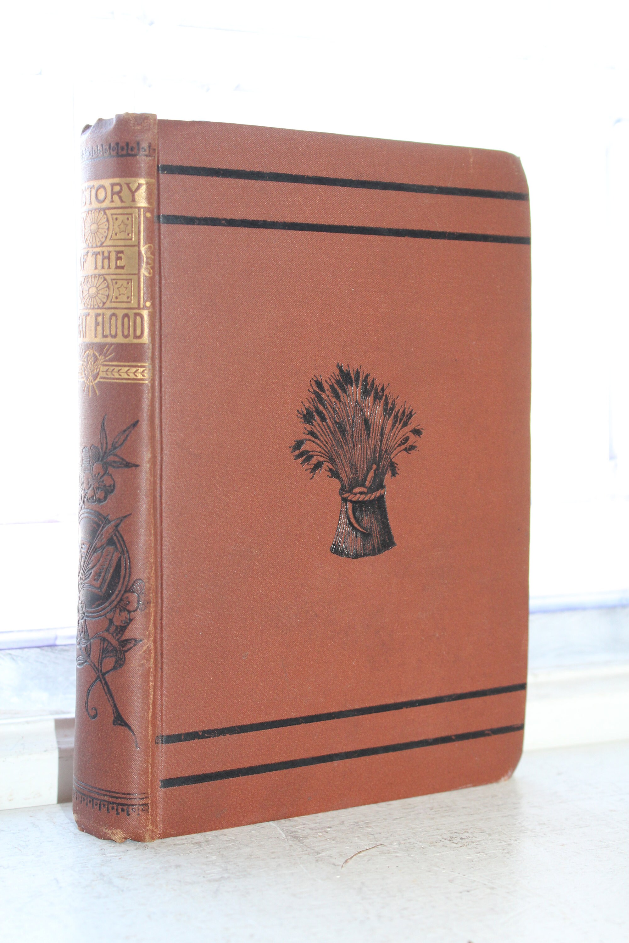 Antique 1889 Book History of the Great Flood in Johnstown Pa Ogilvie