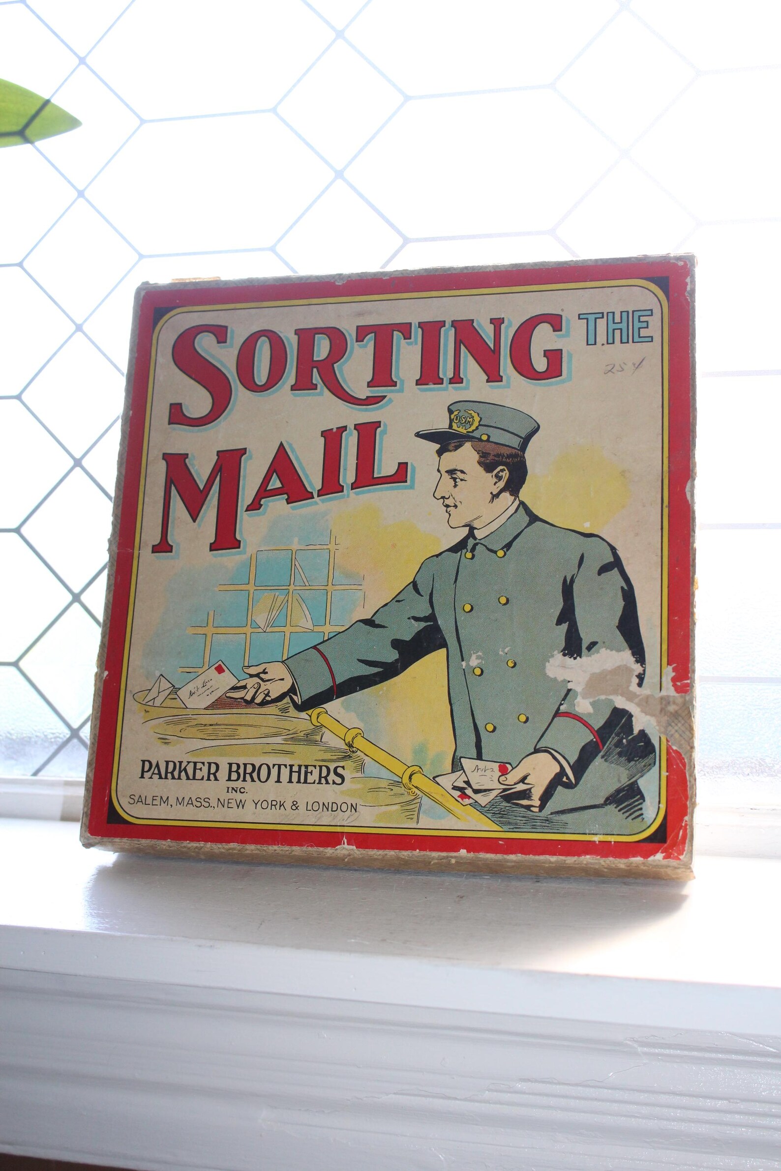 Rare Antique 1908 Board Game Sorting the Mail Parker Brothers - Etsy
