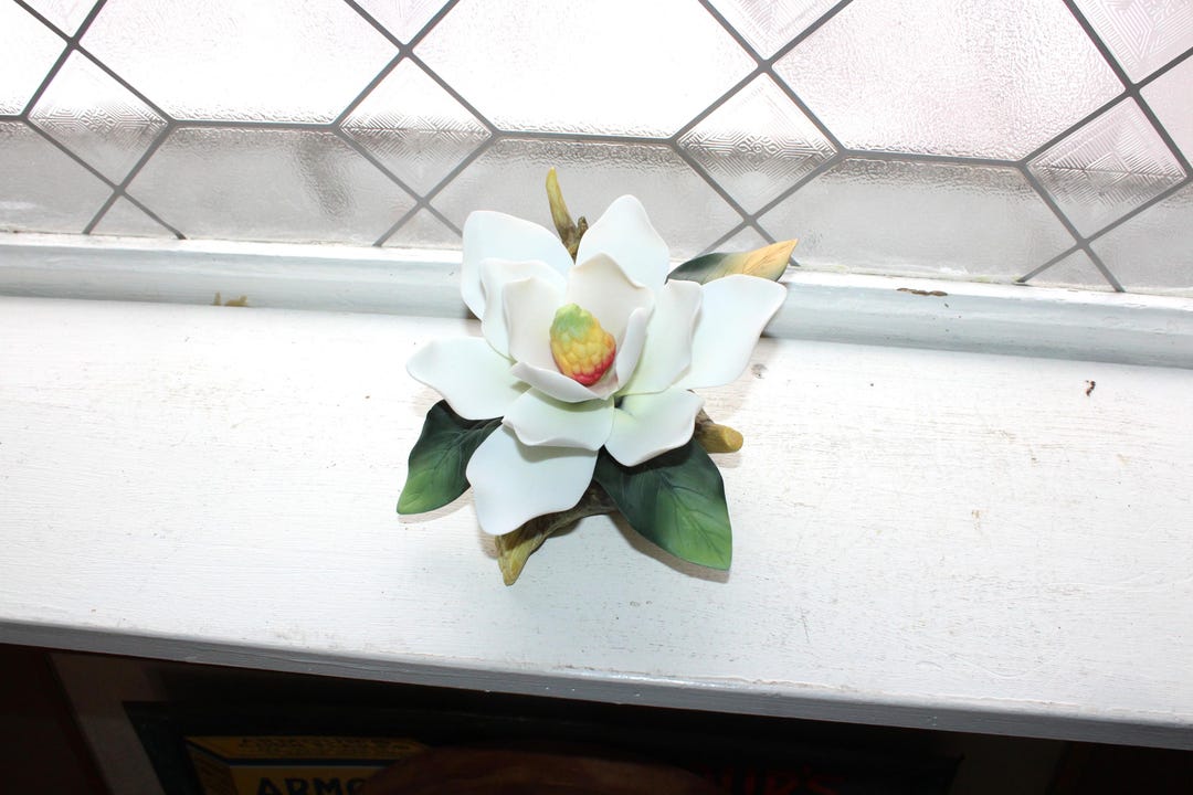 Vintage Andrea by Sadek Porcelain Magnolia Flower Figurine - Etsy