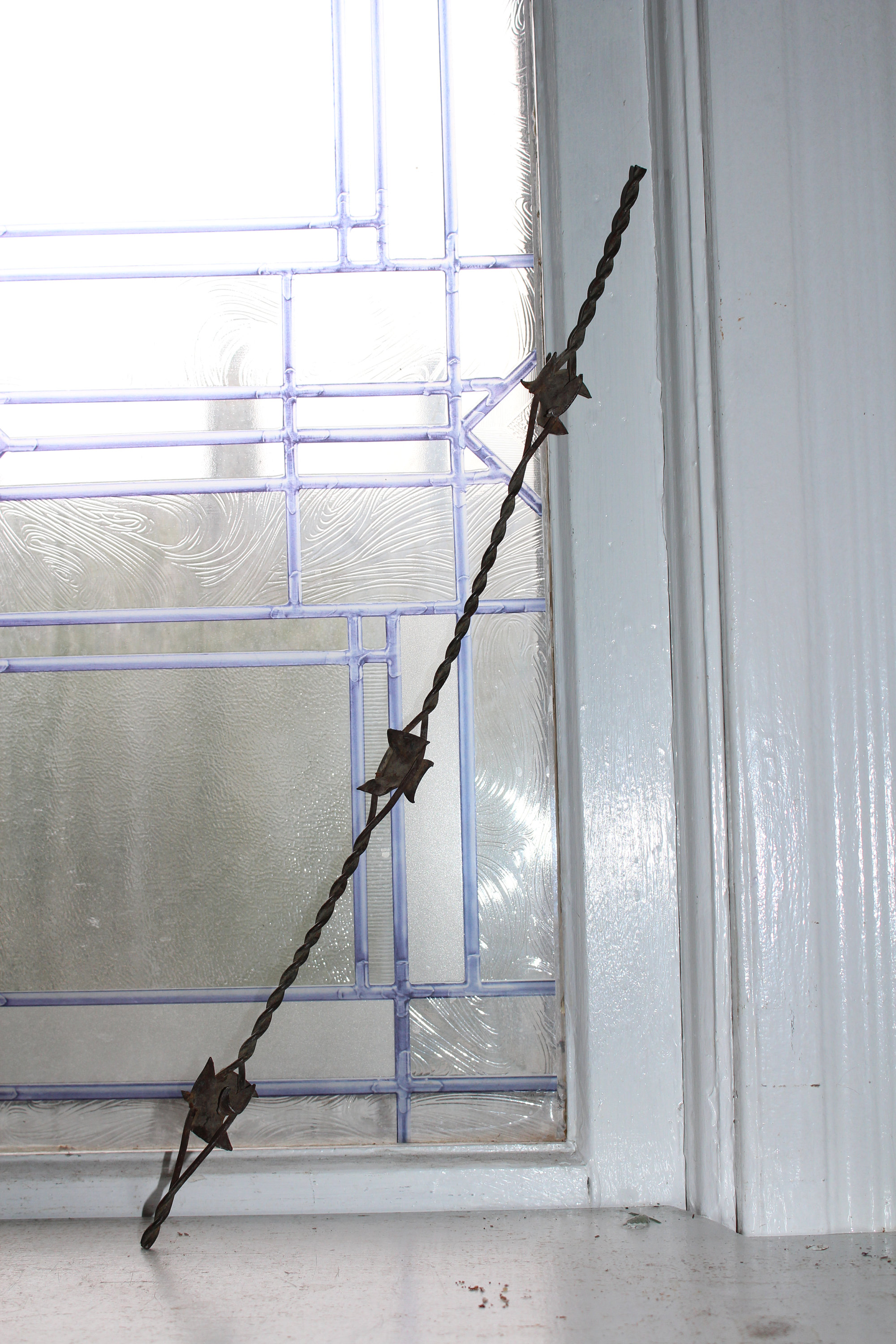 Antique Barbed Wire Stubbe's Plate Circa 1883 Devil's Rope Wild West
