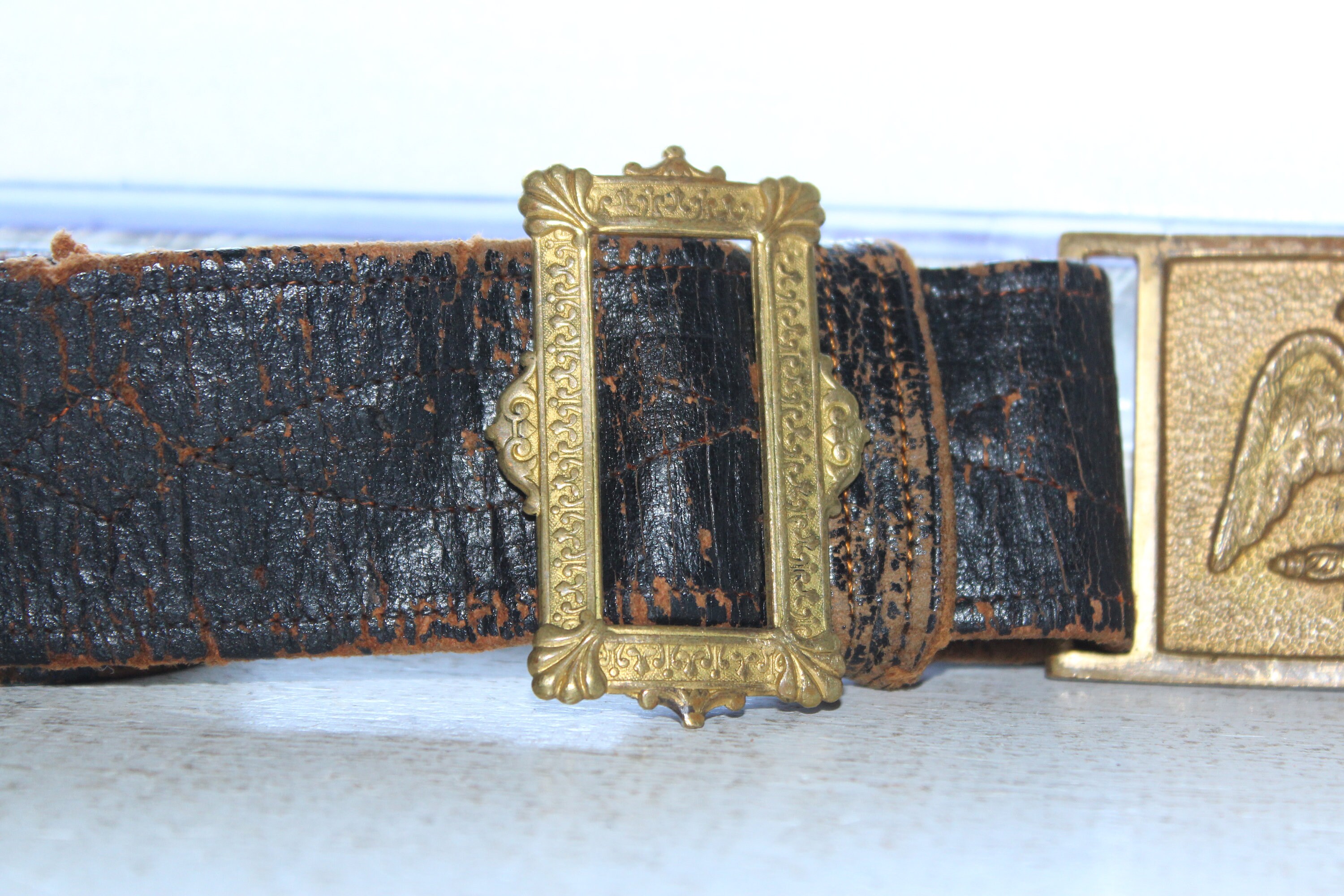 Antique Masonic Belt 32nd Level Mason Fraternal