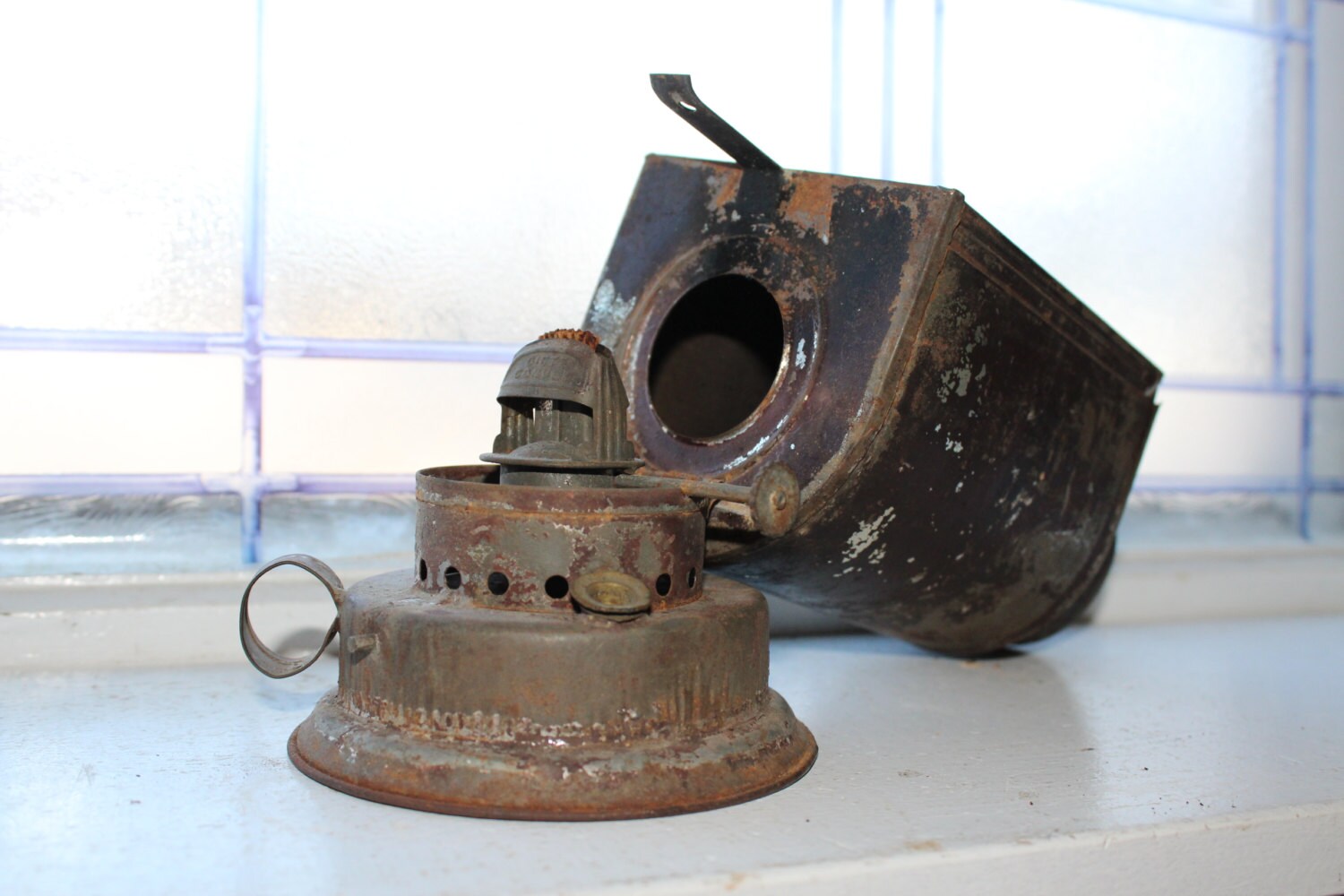 Antique Dietz Convex Lantern With Ring Handle