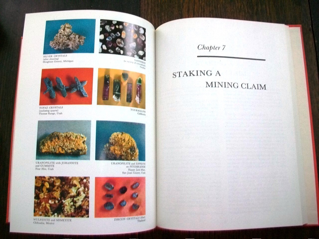 Successful Mineral Collecting and Prospecting 1961 Large Vintage Book