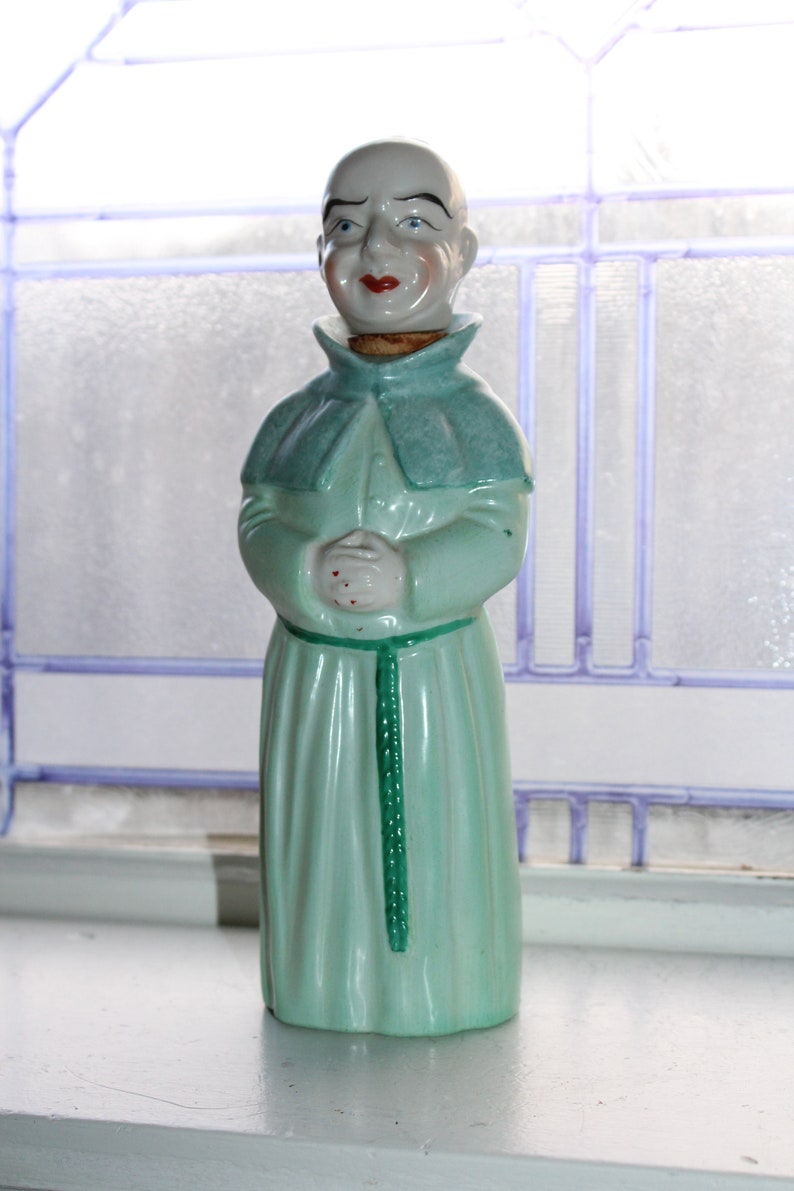 Vintage Occupied Japan Porcelain Monk Decanter 1940s - Etsy