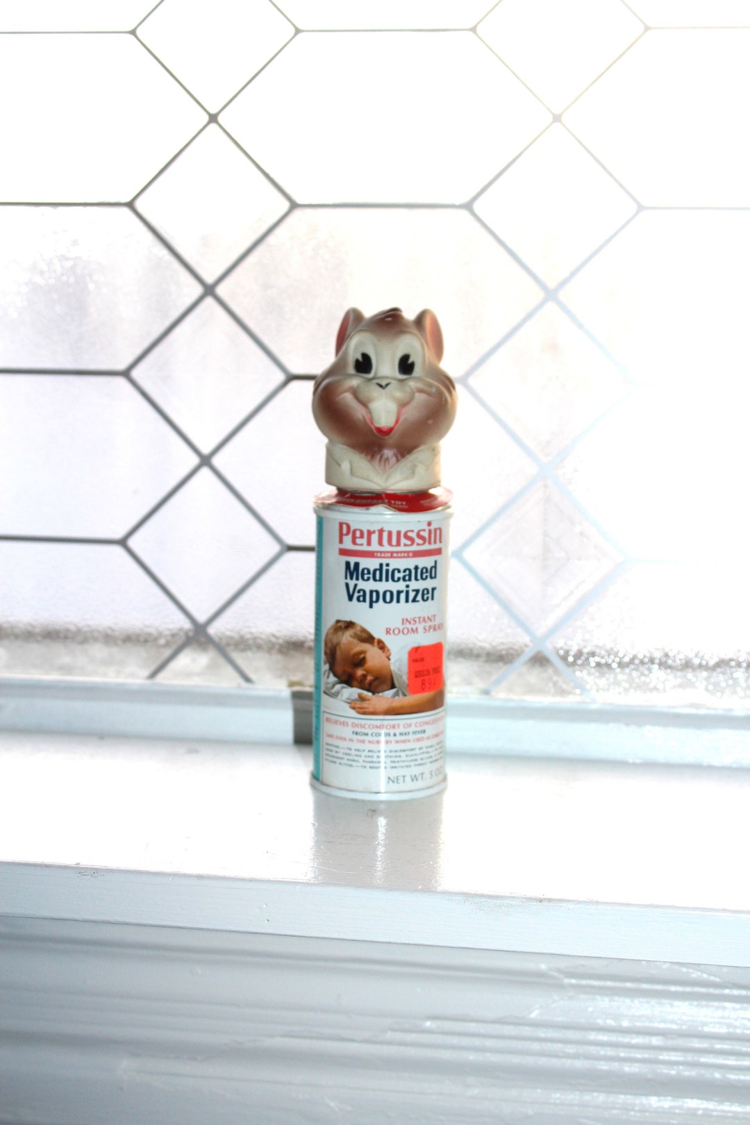 Vintage Pertussin Medicated Vaporizer Bottle With Squirrel Puppet - Etsy