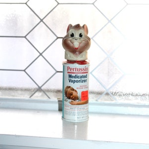 Vintage Pertussin Medicated Vaporizer Bottle With Squirrel Puppet - Etsy