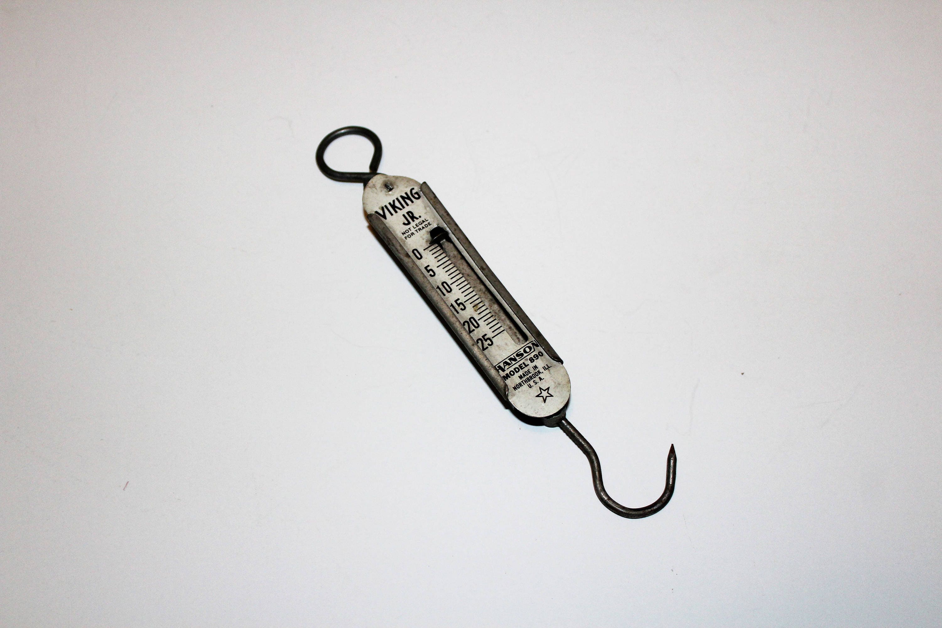 Vintage Hanging Scale Hanson Model 890 Viking Jr 1950s