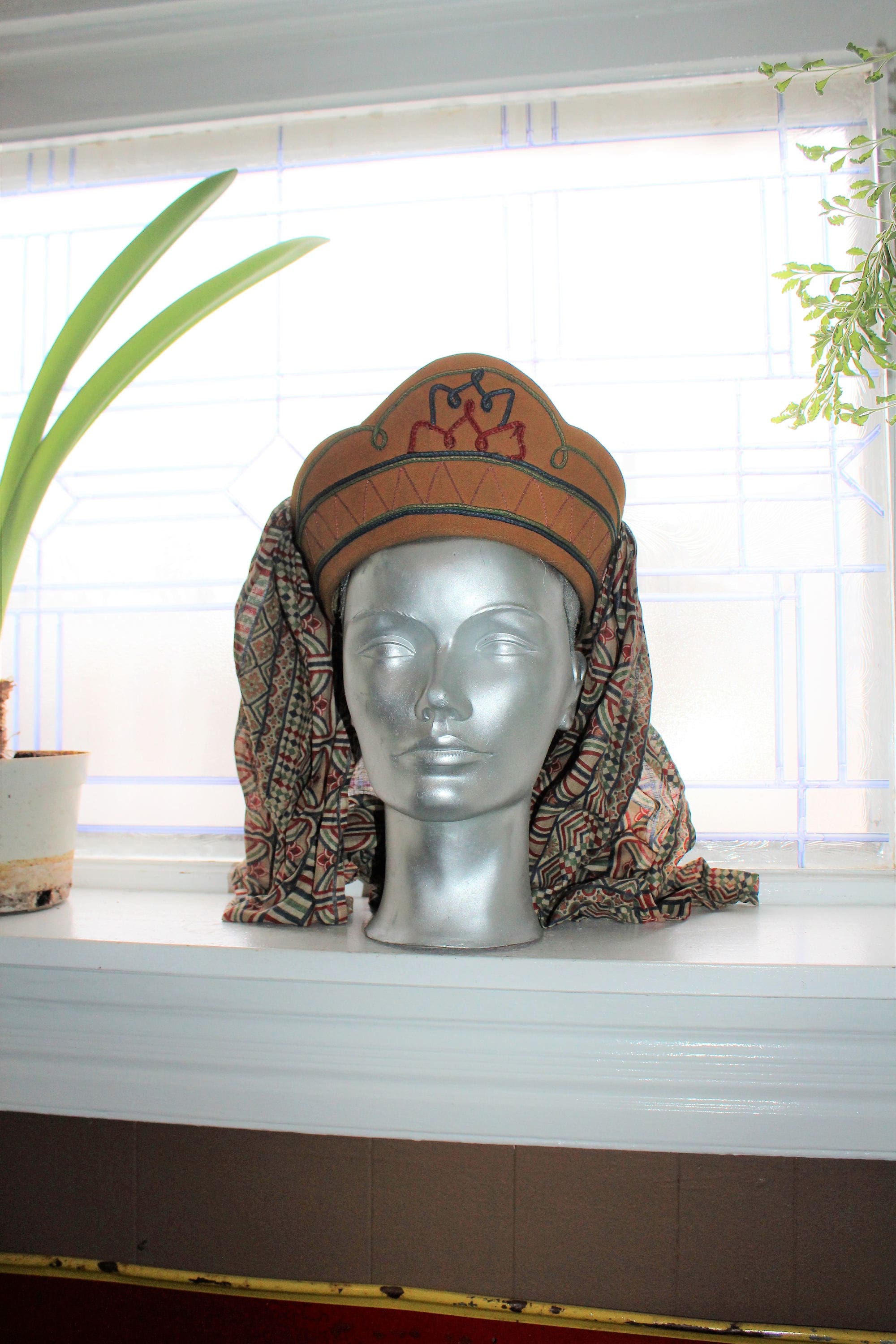 Antique Odd Fellows Hat Egyptian Masonic Halloween Rennaissance Costume