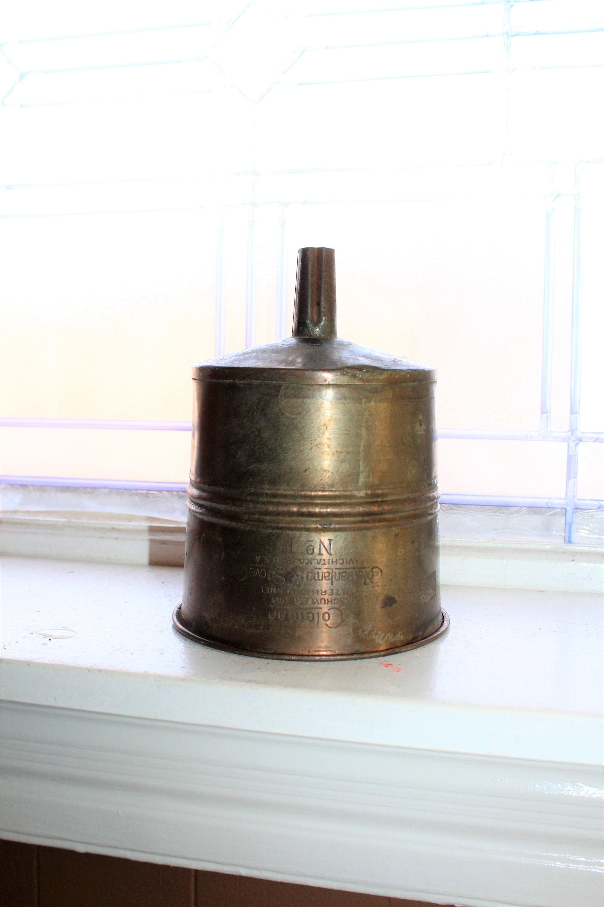 Vintage Coleman No. 1 Filtering Funnel