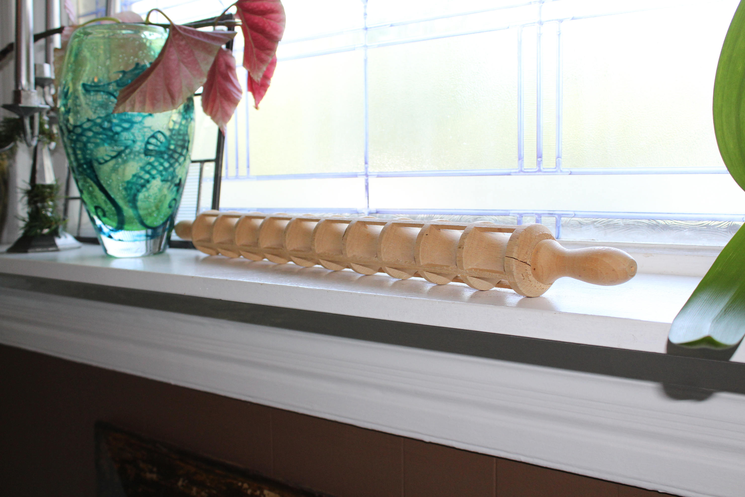 Vintage Rolling Pin Ravioli or Dumplings 24 Inch Vintage Rolling Pin Ravioli or Dumplings 24 Inch