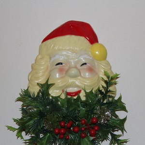 Santa and Christmas Bells Wall Decor Vintage 1950s - Etsy