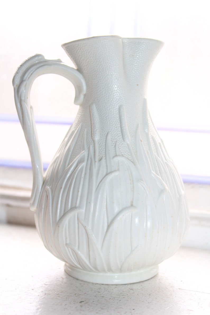 Antique Minton Parian Ware Cattails Pitcher Circa 1842 - Etsy