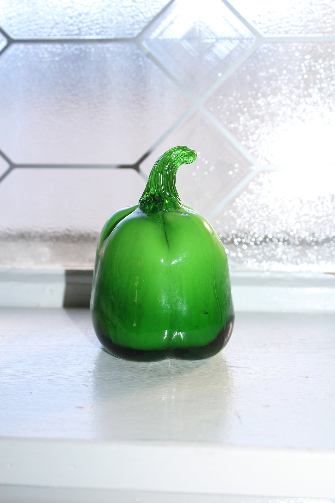 Vintage Murano Glass Green Pepper Vegetable Handblown - Etsy