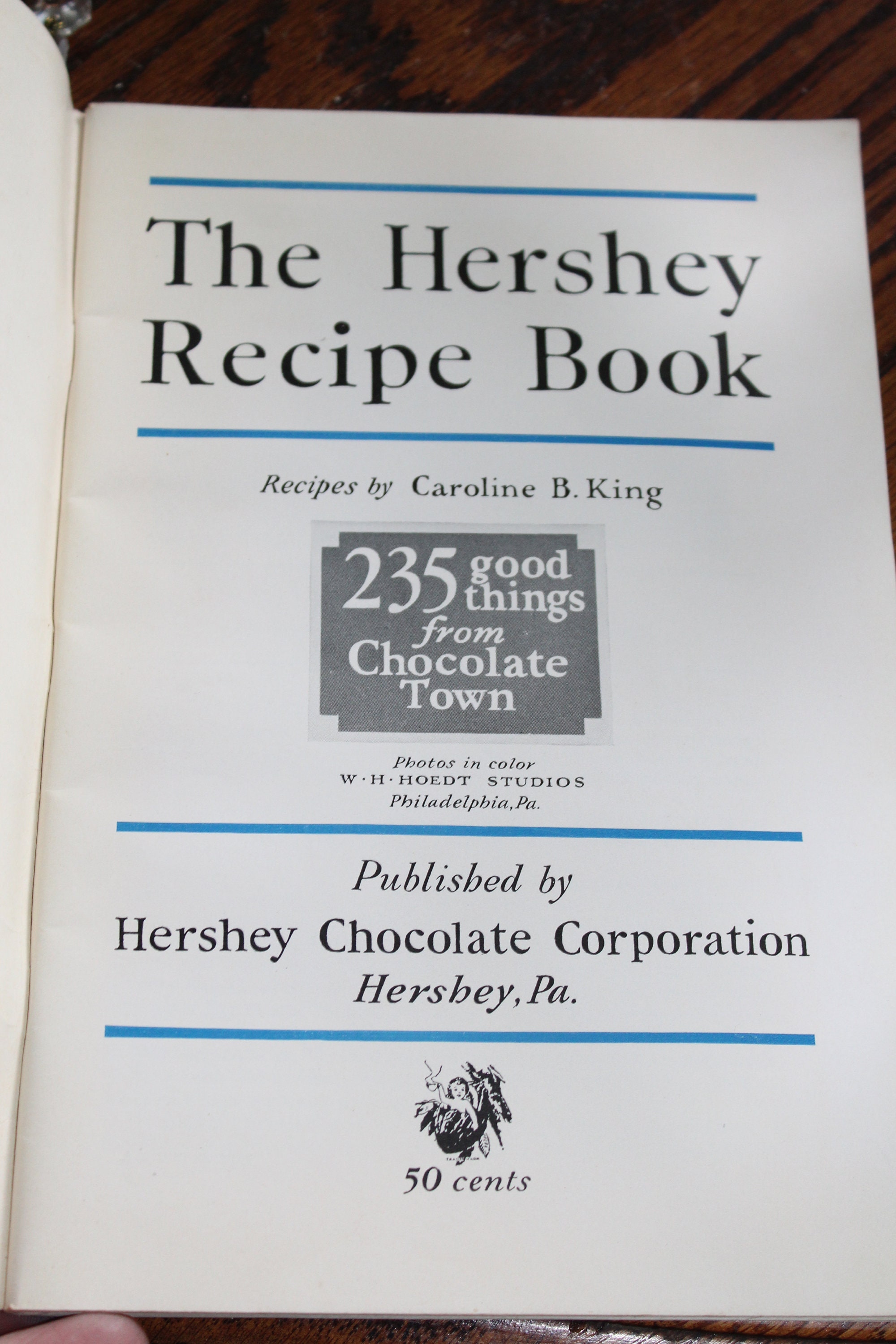 Vintage 1930 Cookbook The Hershey Recipe Book Chocolate