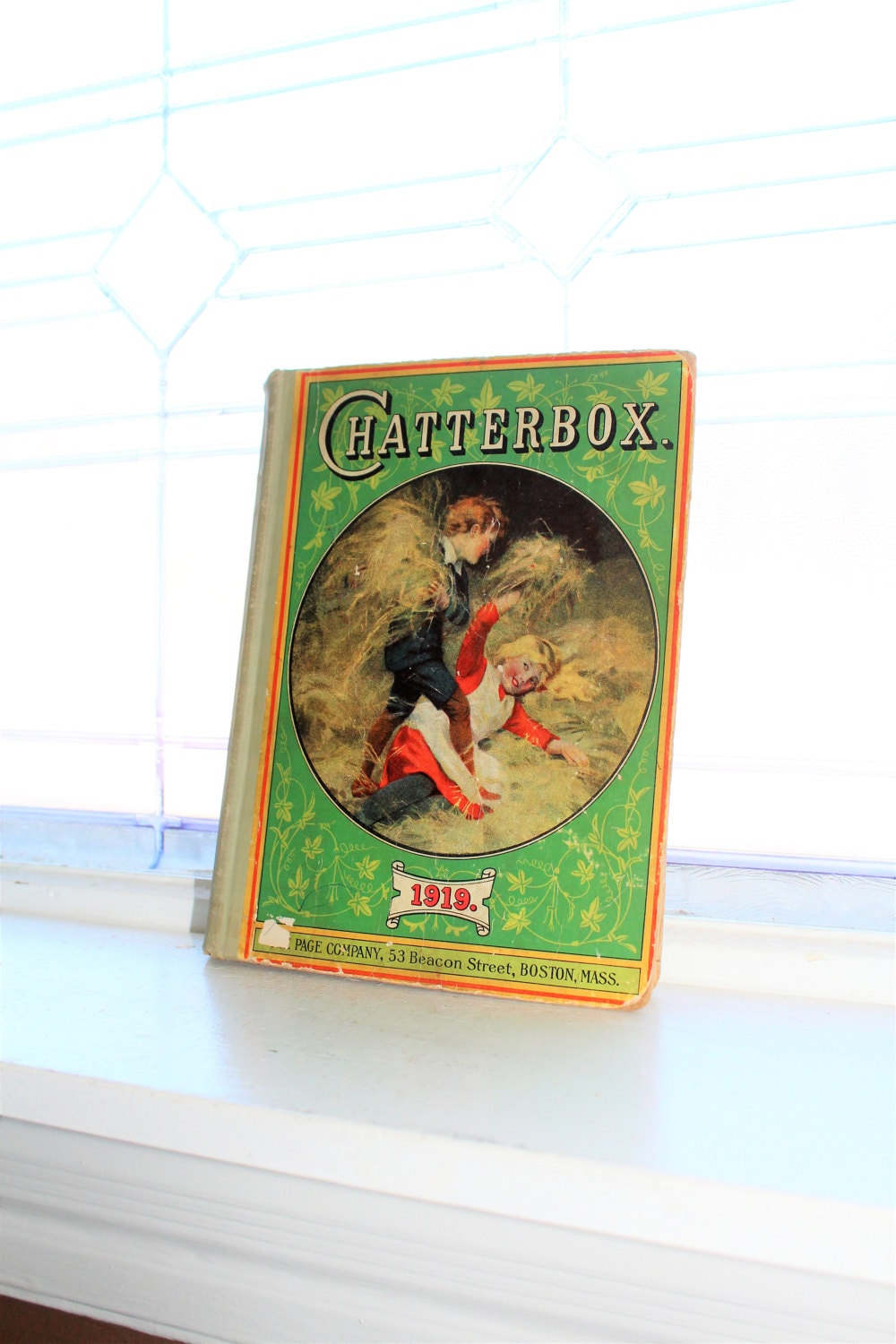 Antique Children's Book Chatterbox 1919