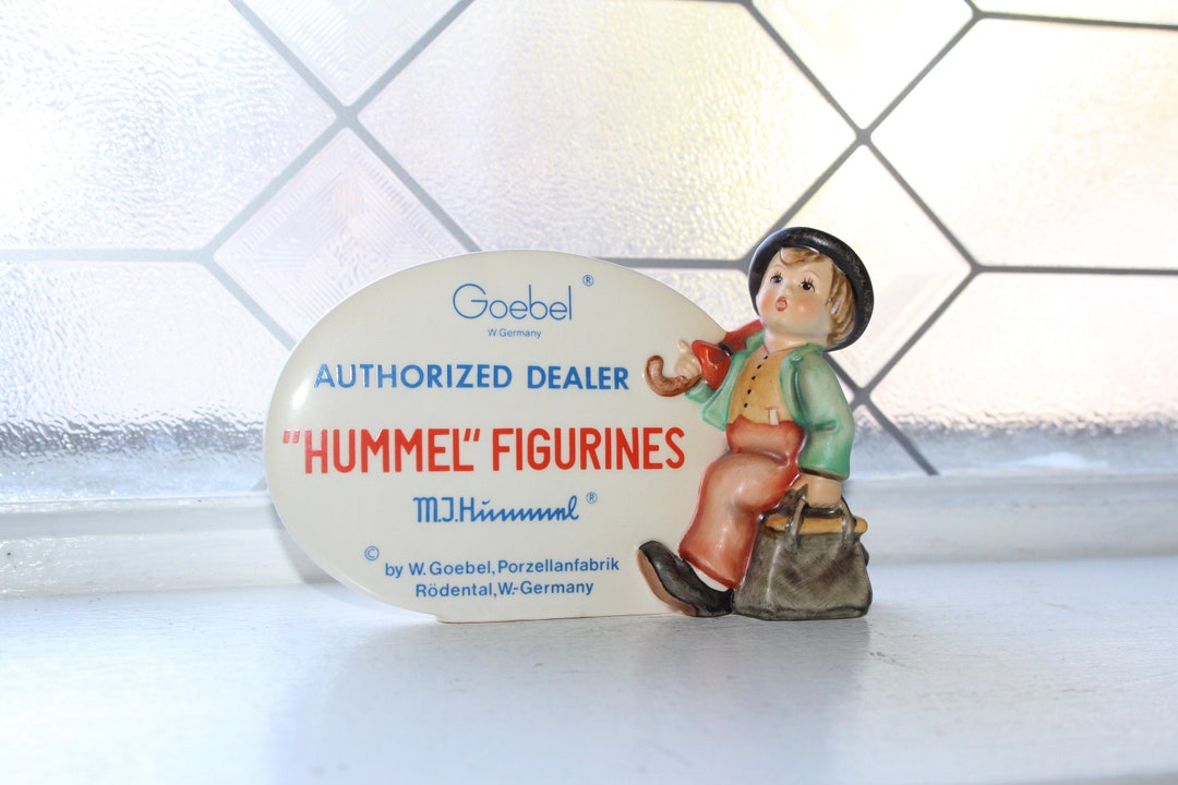 Original Goebel Hummel Figures Dealer Plaque Circa 1982 - Etsy