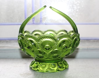 Vintage Ruby Red Art Glass Basket by Jim Dunlavy - Etsy