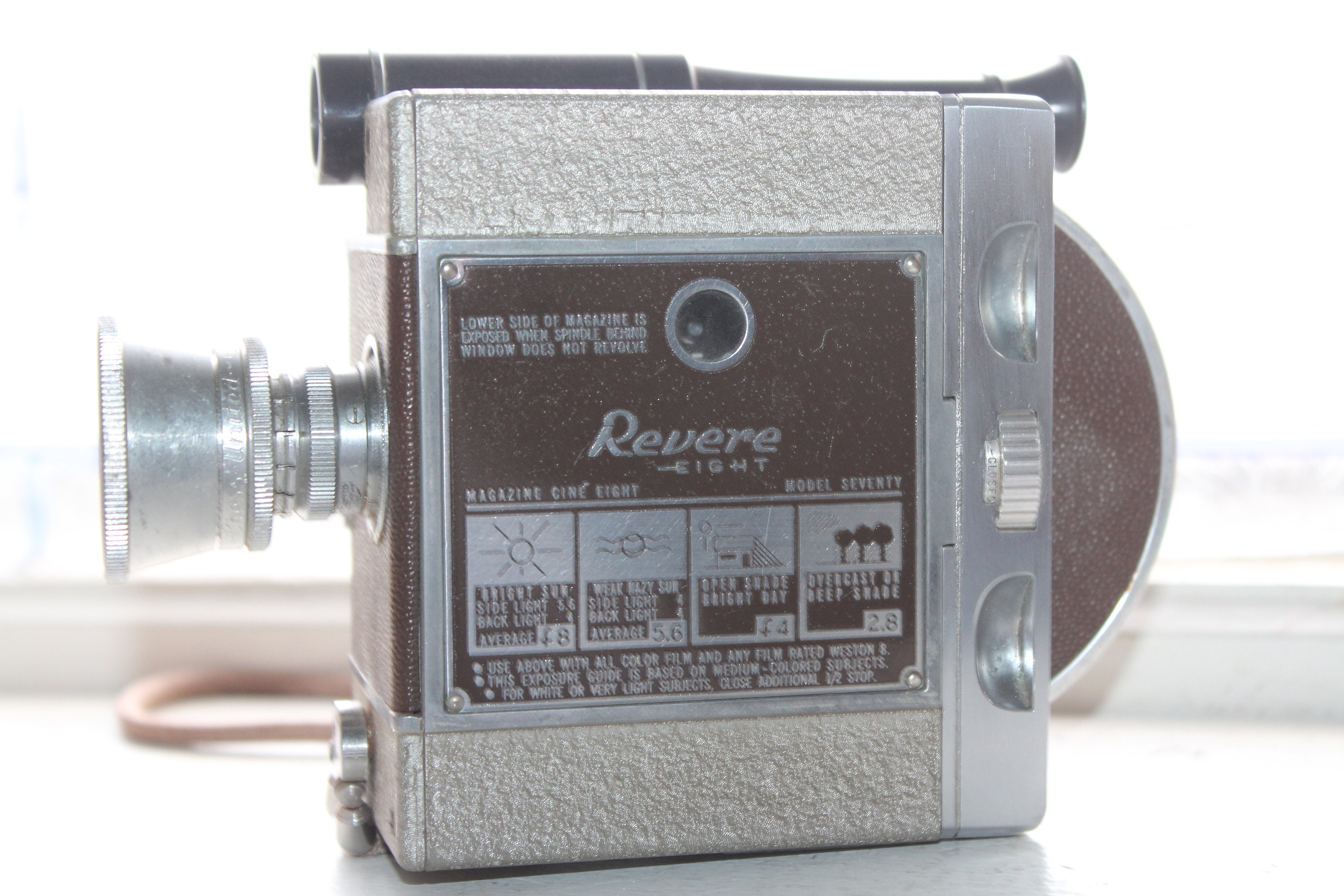 Vintage Revere Eight Camera Model 70 with Leather Case