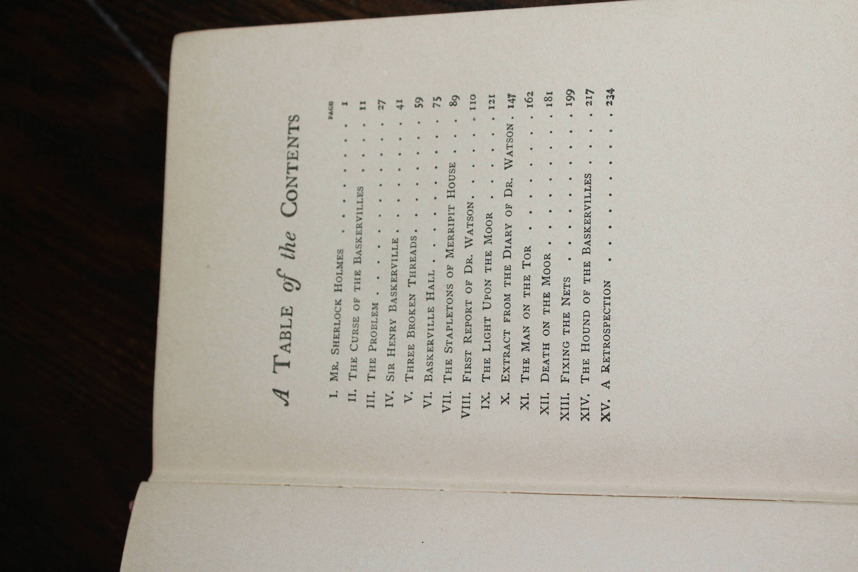 The Hound Of The Baskervilles Sherlock Holmes Antique 1902 Book