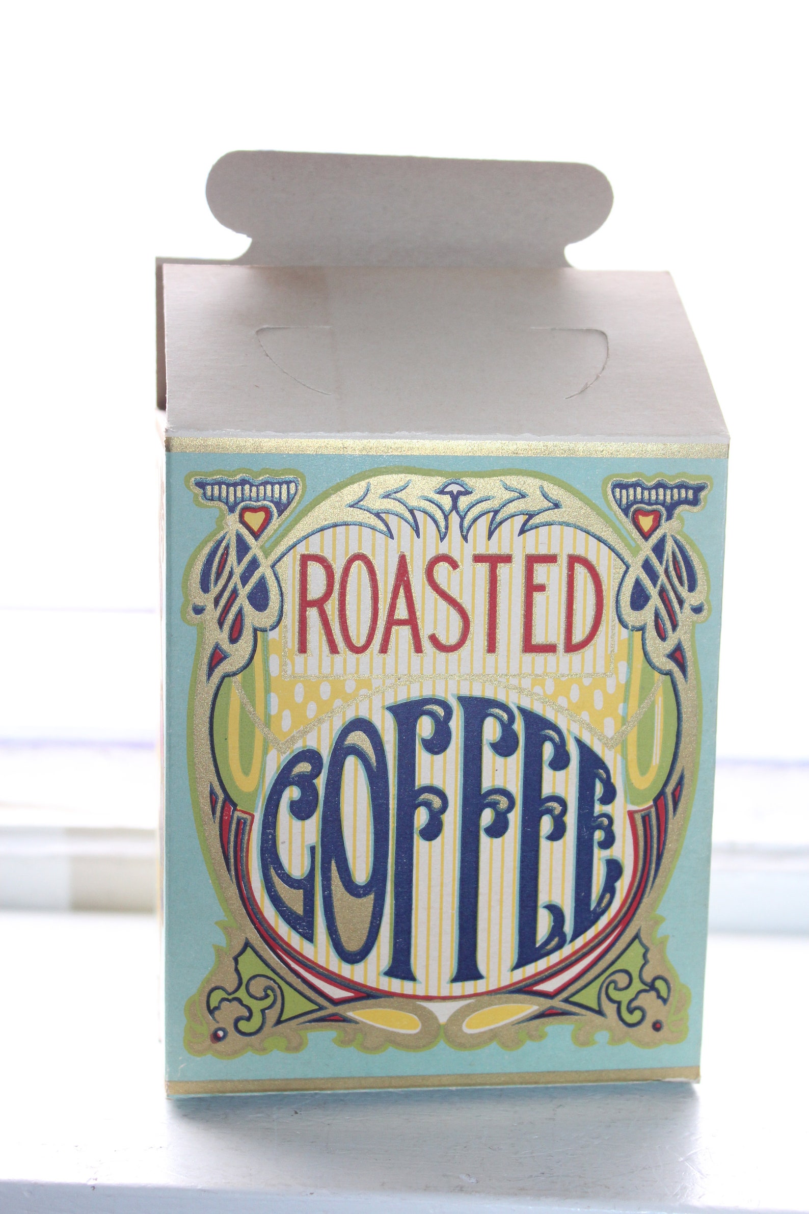 Antique Roasted Coffee Cardboard Box Superior Folding Box Co. - Etsy